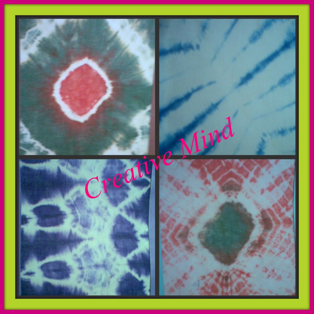 My Tie & Dye Sample Work