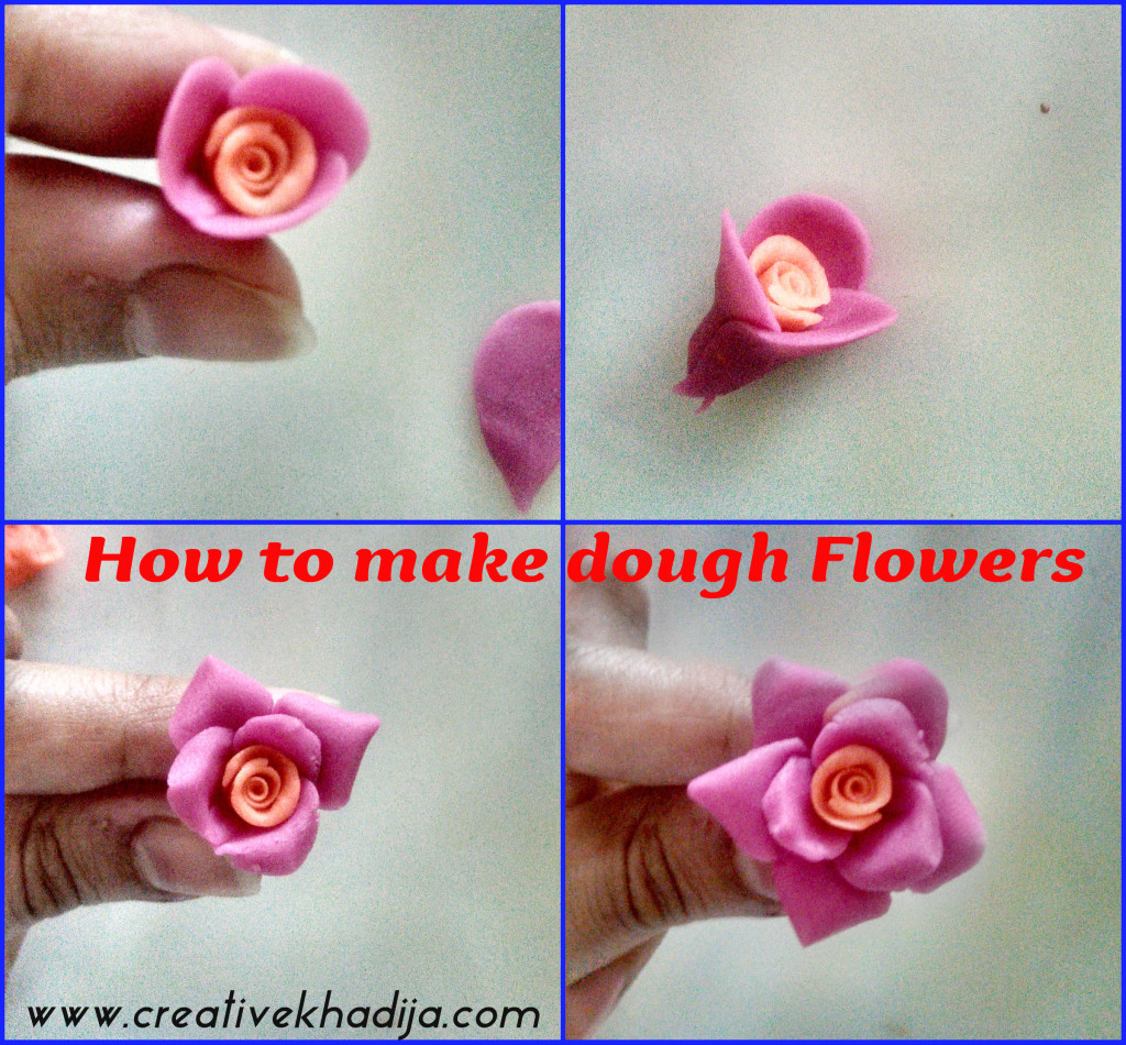 How To Make Dough Flowers