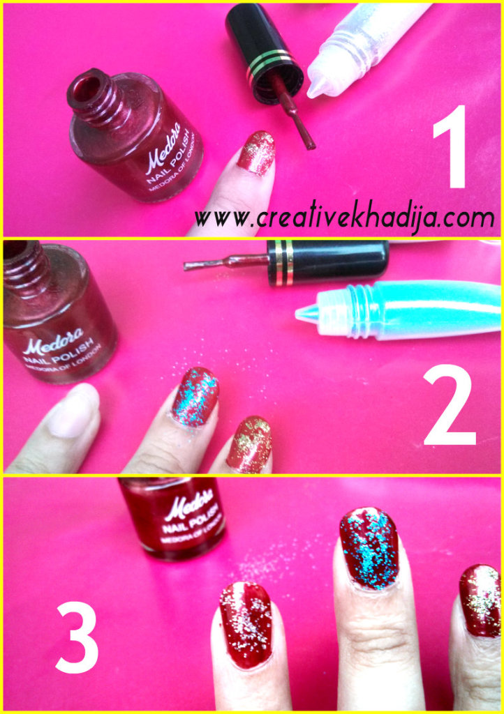 Glitter Nail Art DIY