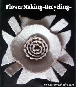 DIY Paper Flowers-Recycling