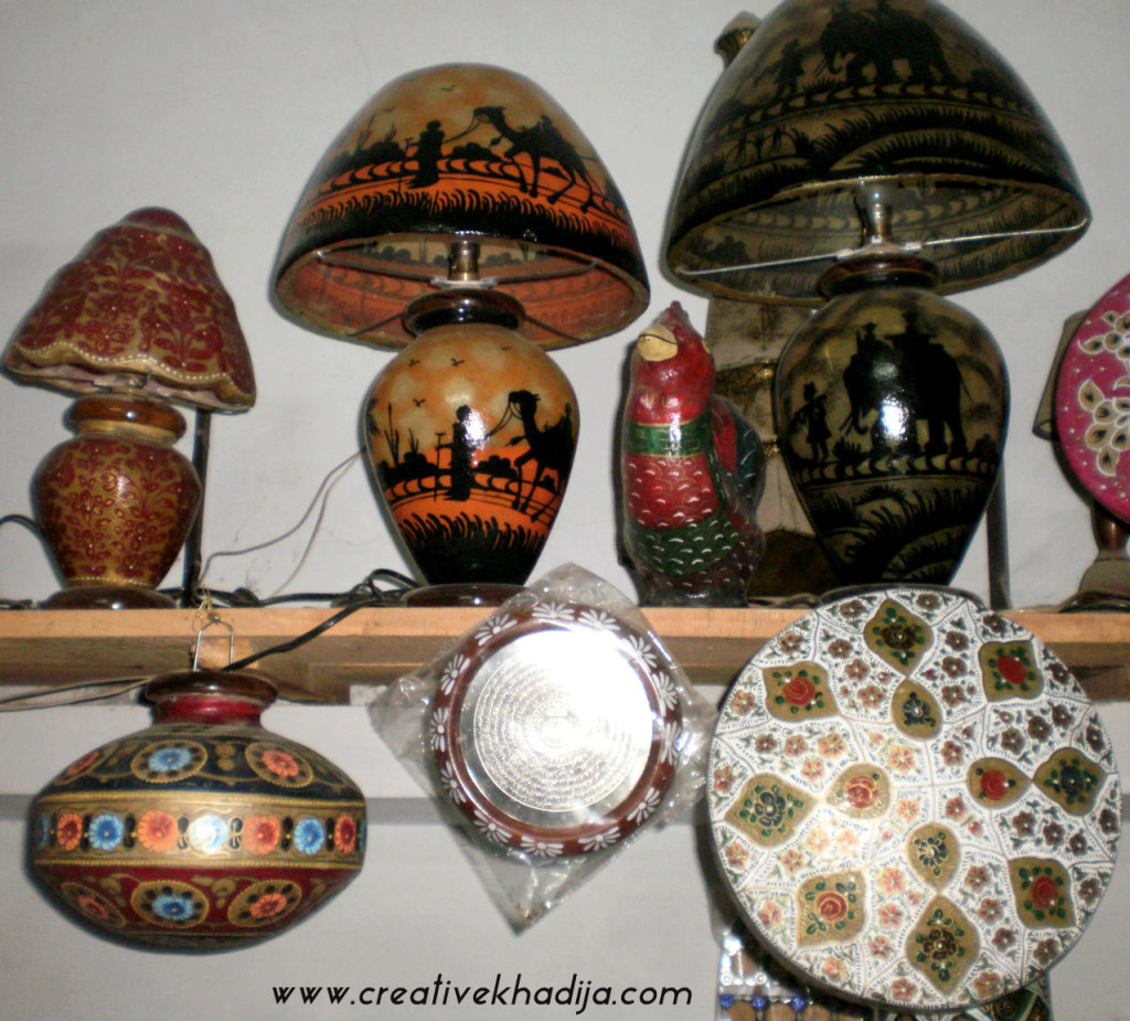 Multani Handicrafts camelskin Lampshades