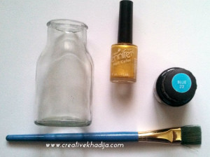 Small Planter Pot GlassPainting