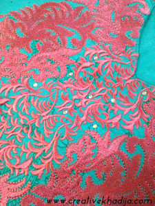 Rhinestones on Shirt Embroidery