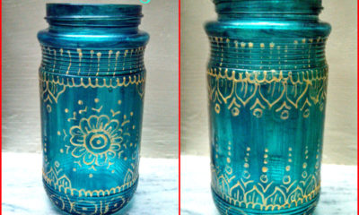 How To Design a Small Glass Jar with Painting