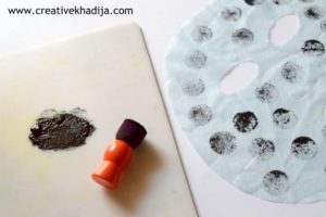 Kids Halloween Crafts DIY Ghost Mask