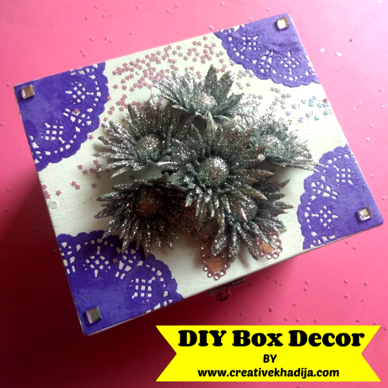 Wooden Box Design & Decoration Idea for jewelry storage & organization