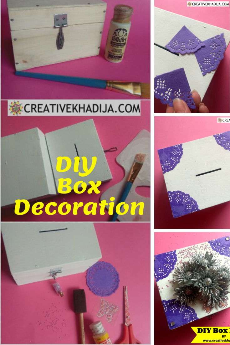 Wooden Box Design & Decoration Idea for jewelry storage & organization