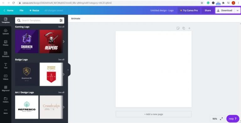 How To Build a Logo Using Canva Graphic Design App | Creative Khadija