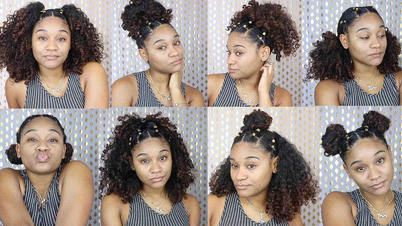 25+ Cute Hairstyles for Curly Hair | Stylish Collection by Creative Khadija