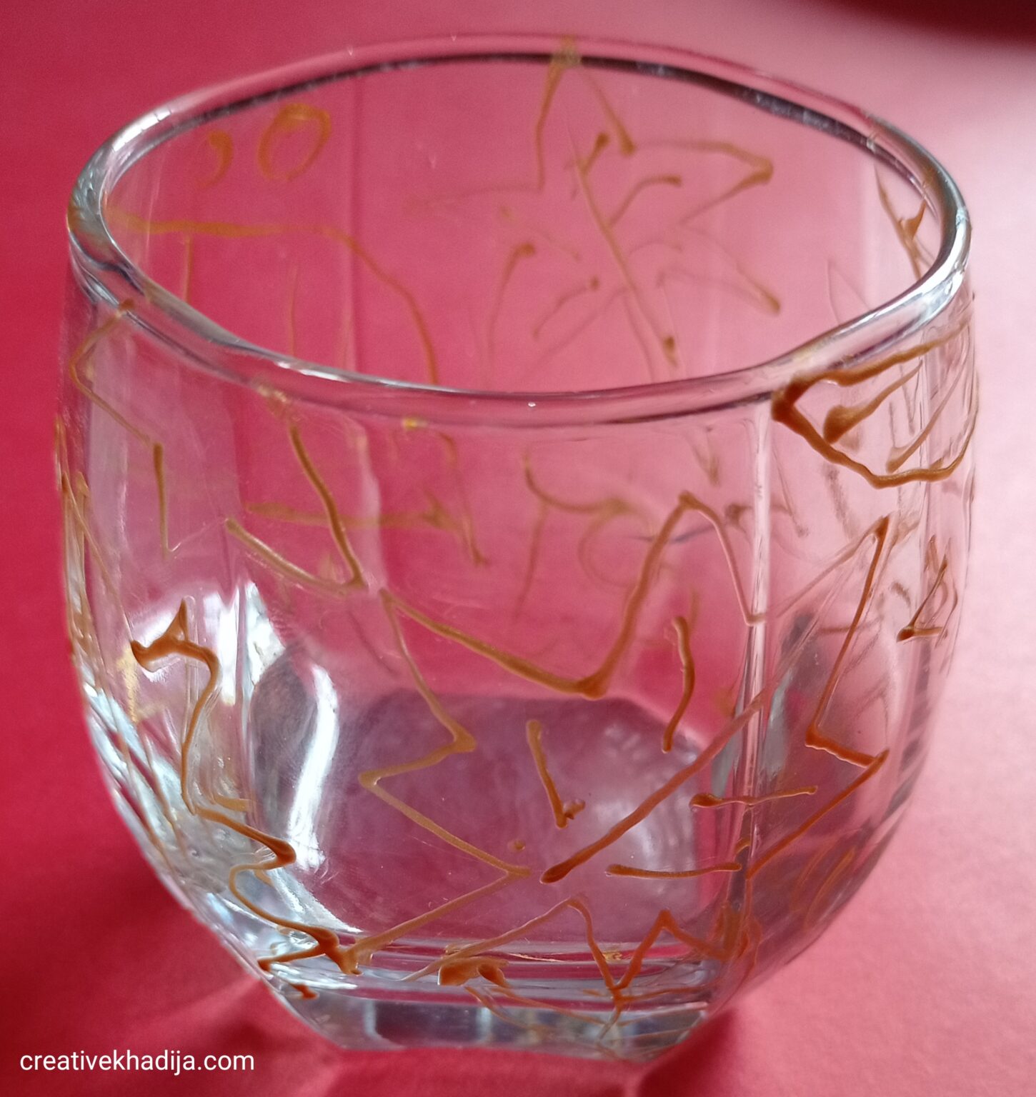 How To Paint Fall Colored Leaves on a Glass | Creative Khadija Blog